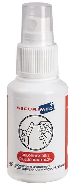 Chlorhexidine 0,2% en spray | Signals