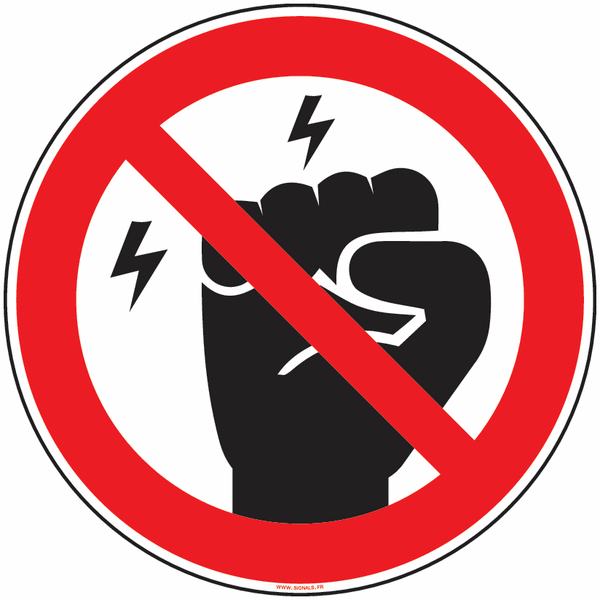 Panneau Comportement Agressif | Signals