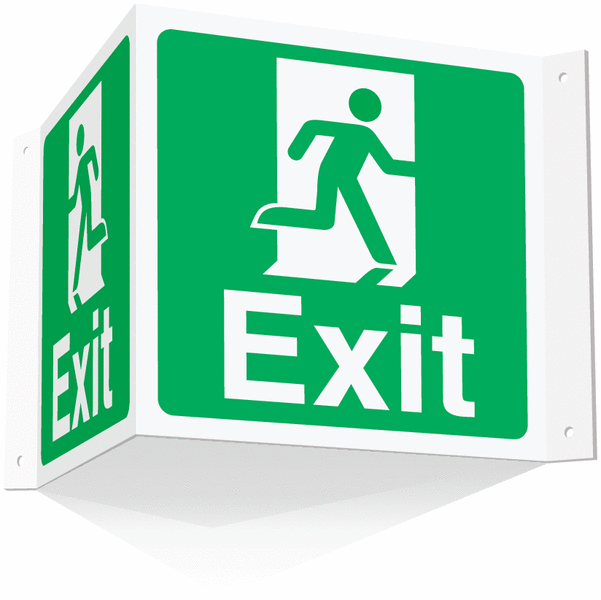 Projecting '3D' Exit Sign | Seton