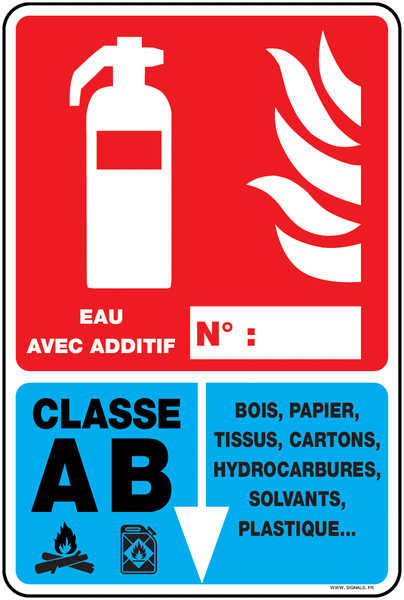 Panneaux pictogramme extincteur - ISO 7010 | Signals