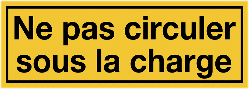 Pictogramme de manutention et panneau danger manutention | Seton