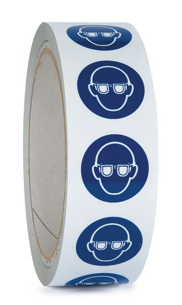 Rouleau pictos ISO 7010 Lunettes de protection - M004 | Signals