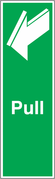 Pull & Arrow Forward Signs | Seton
