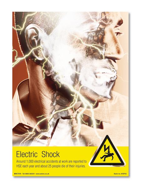 Electric Shock Safety Posters | Seton