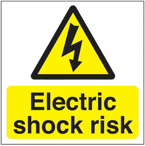 Safety Label Packs - Electric Shock Risk | Seton