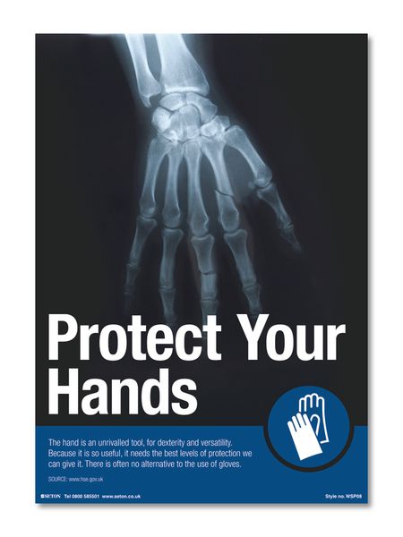 Protect Your Hands Safety Posters | Seton