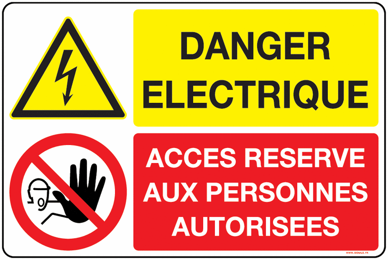 Panneau Danger, Pictogramme et Signalétique de Danger | Signals
