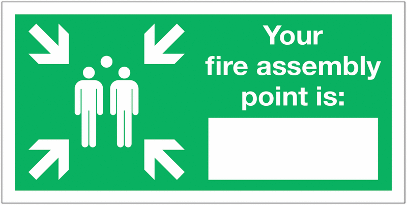 Highly-Visible Fire Assembly Point Signs – Fast Delivery | Seton