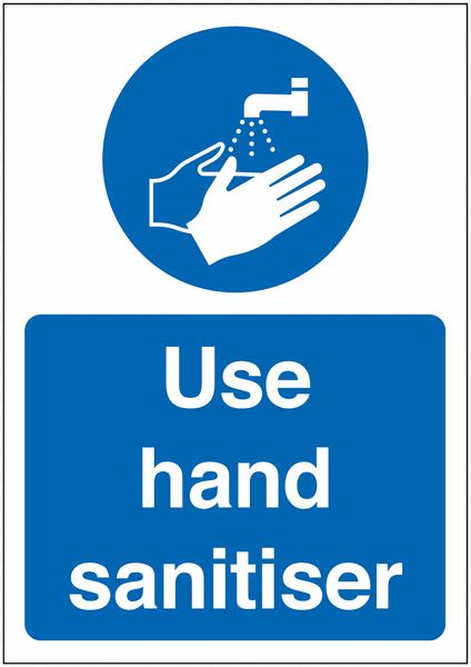 Use Hand Sanitiser Signs | Seton