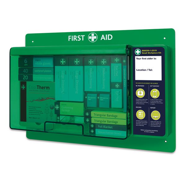 Small Deluxe First Aid Wall Station | Seton