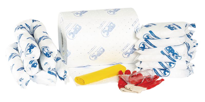 Oil Hydrocarbon Absorbent Refill Kit For Mobile Trolley | Seton