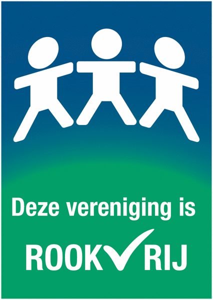 Bord of sticker - Deze vereniging is rookvrij | Seton