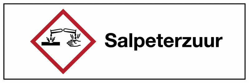 GHS-labels - Salpeterzuur - GHS05 | Seton