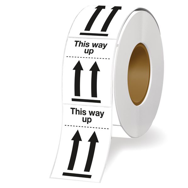This Way Up (Symbol & Text) - Packaging label | Seton