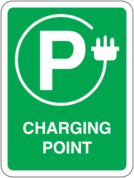 Electric Vehicles Charging Point Sign - Quick Delivery | Seton