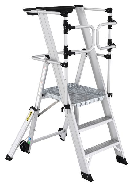 Climb-It Large Platform Folding Steps | Seton