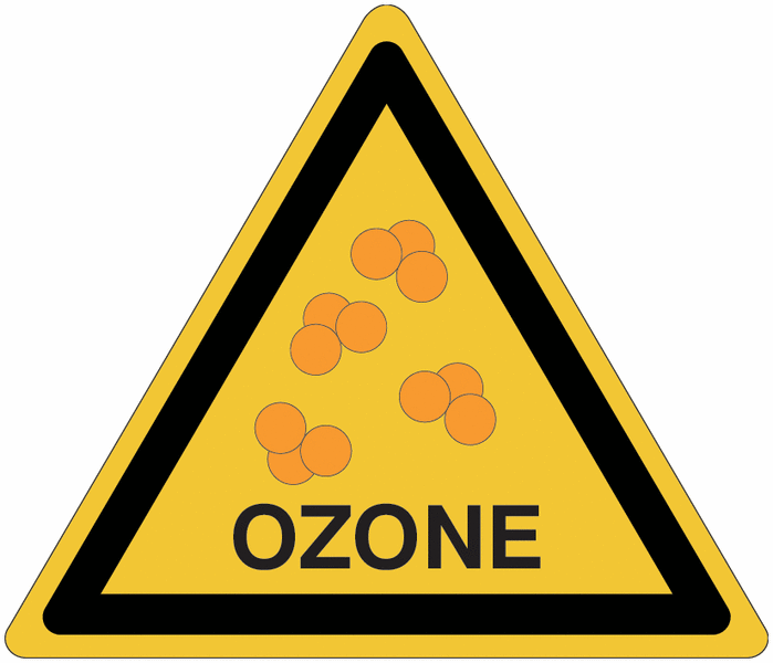 Panneaux et autocollants de danger "Ozone" | Seton