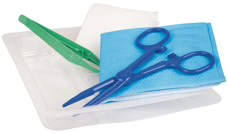 Set de pansement avec champ et compresses | Securimed