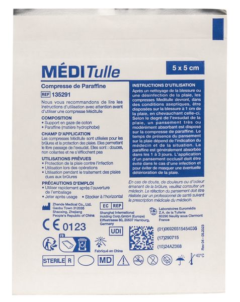 Compresse grasse de paraffine | Securimed