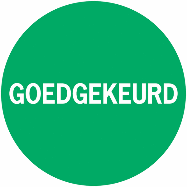 Stickers - Goedgekeurd | Seton