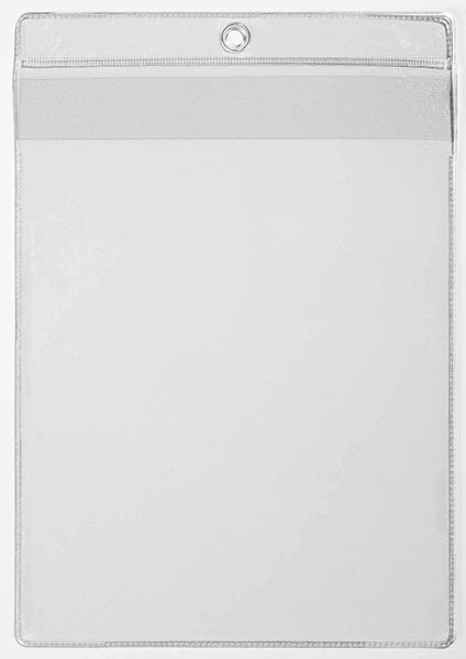 Heavy Duty Transparent Protective Pockets with Eyelet | Seton