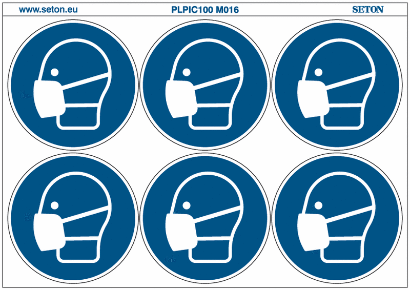 Pictogrammen PBM en PBM-borden bedrijfsveiligheid | Seton