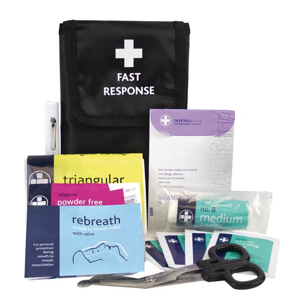 Fast Response First Aid Kit in Belt Wallet | Seton