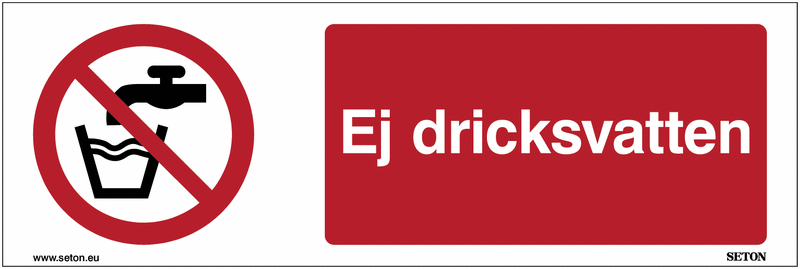 Förbudsskyltar, stort sortiment av skyltar online | Seton