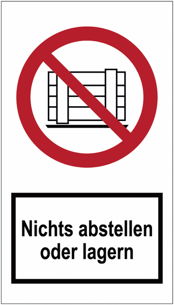 Warnaufsteller mit Standardsymbol und individuell kaufen | SETON