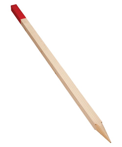 Piquets de chantier en bois peint rouge | Signals