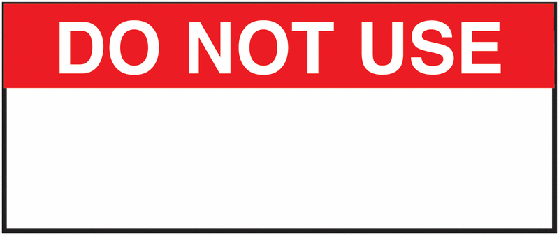 Do Not Use Nylon Cloth Write-On Labels | Seton