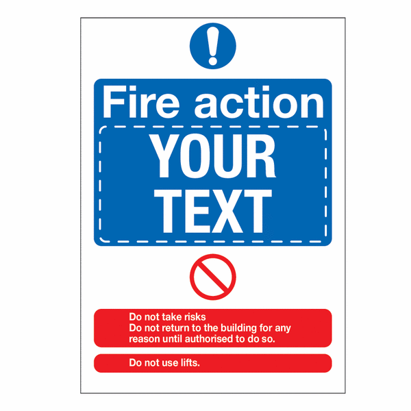 Customisable Fire Action Notices | Seton