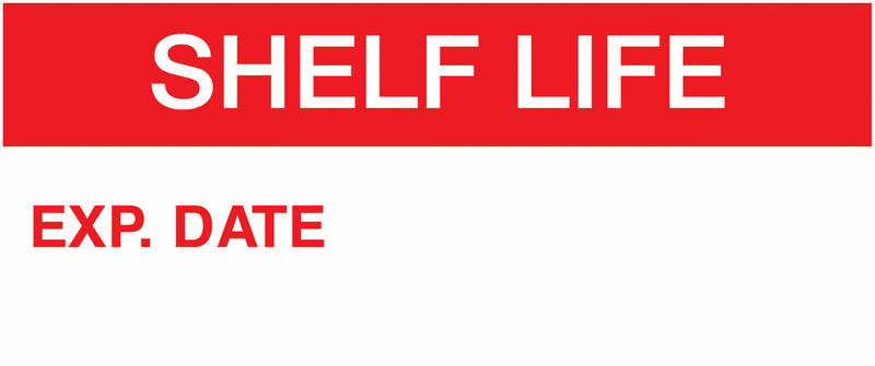 Shelf Life Self-Laminating Write-On Labels | Seton