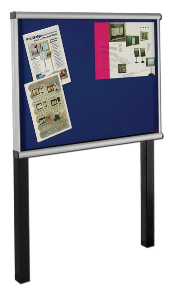 SCROLL Post-Mounted Exterior Showcases | Seton