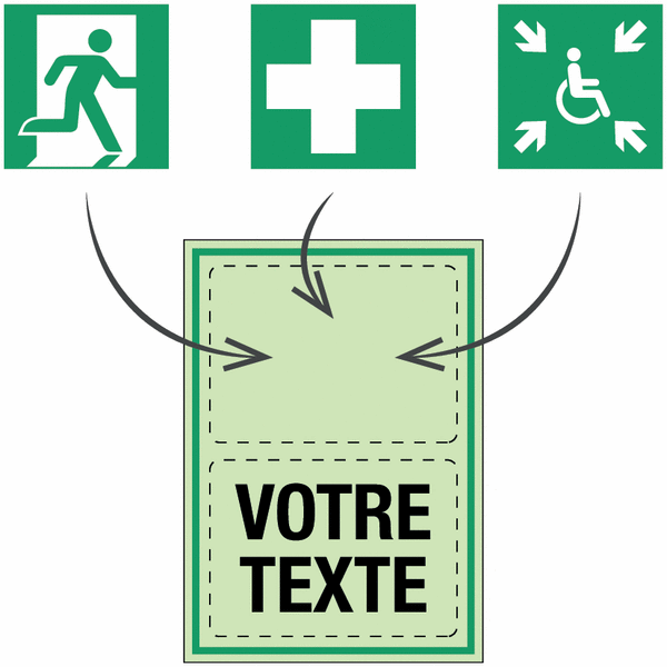 Pictogramme plan d'evacuation & signalisation évacuation | Seton