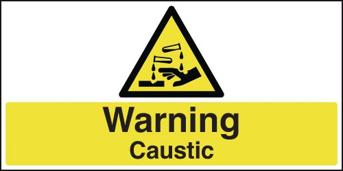 Warning Caustic Signs | Seton