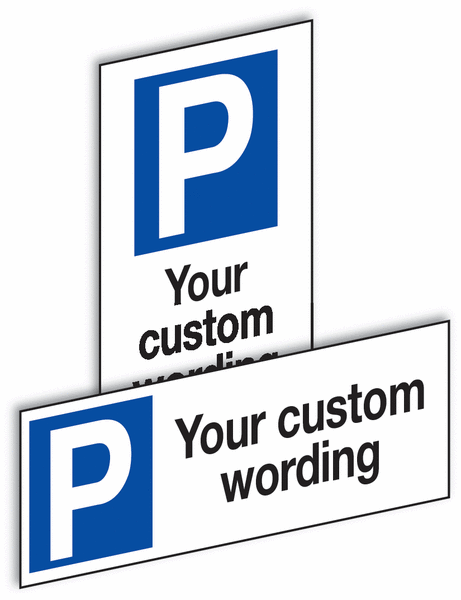 Custom parking bay sign - create your own perfect sign | Seton