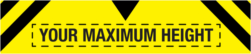 Custom maximum height traffic signs - variety of choices | Seton