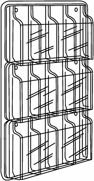 Deluxe Brochure Display Rack | Seton
