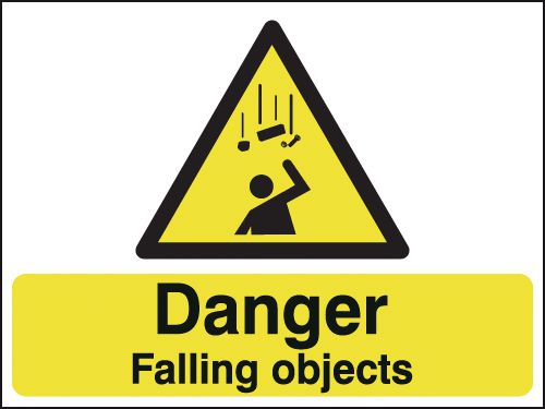 Danger Falling Objects Sign | Seton