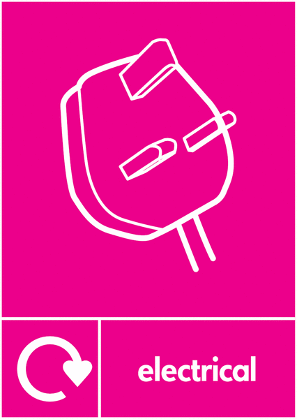 Electrical - WRAP Electrical Waste Recycling Signs | Seton