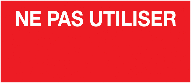 Etiquettes de contrôle repositionnables en tissu plastifié à compléter ...