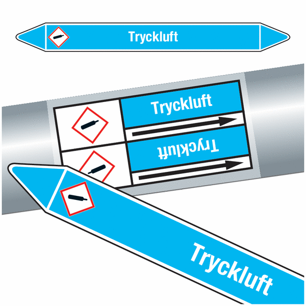Rörmärkning (luft) - Tryckluft | Seton