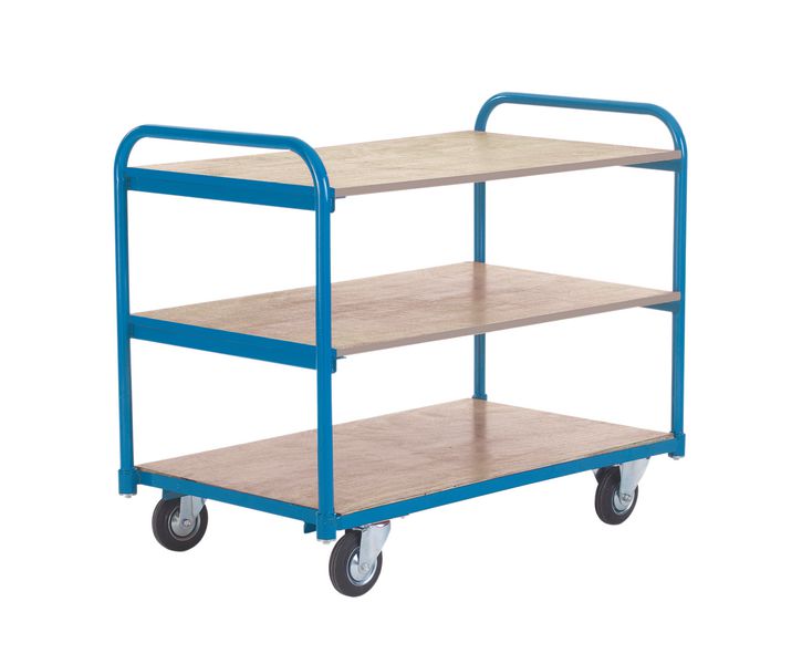 Economy Shelf Trolleys - 3 Shelf | Seton