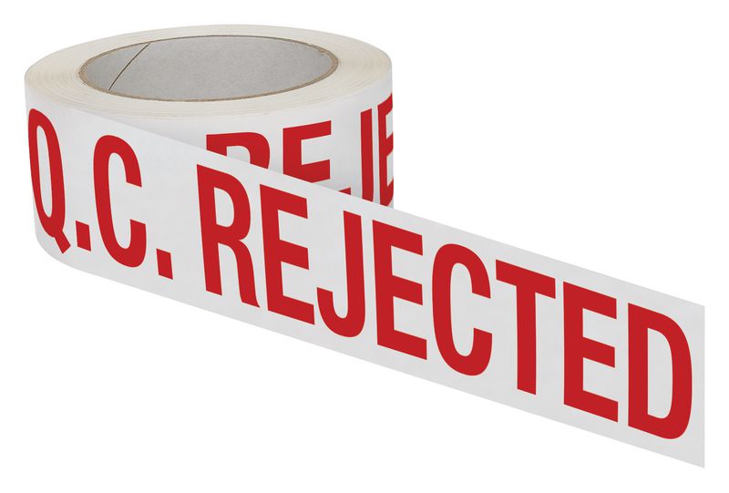 QC Rejected - Quality Control Printed Tapes | Seton
