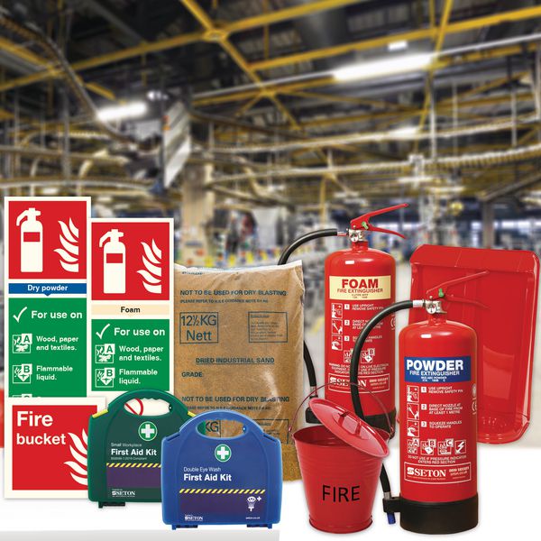 Factory Floor Fire Safety Bundle Kit | Seton