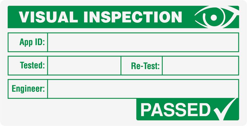 Medium Visual Inspection Passed Label | Seton