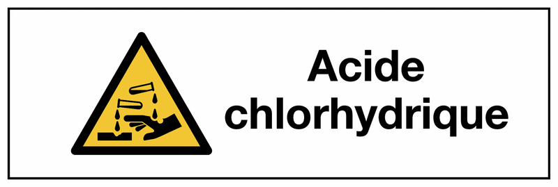 Panneau danger chimique et Pictogramme risques chimiques | Seton