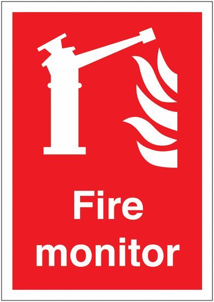 Fire Monitor Sign | Seton