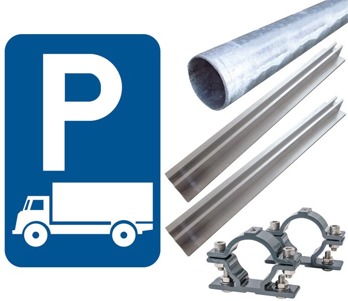 Parkeringsskylt Lastbilsparkering i aluminium | Seton